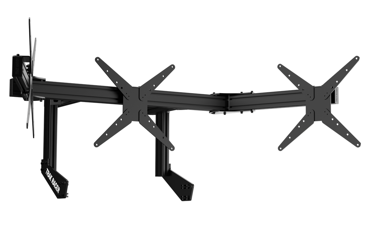 Large Cockpit-Mounted Triple Monitor Mount - 1200mm / 47.25" Wide